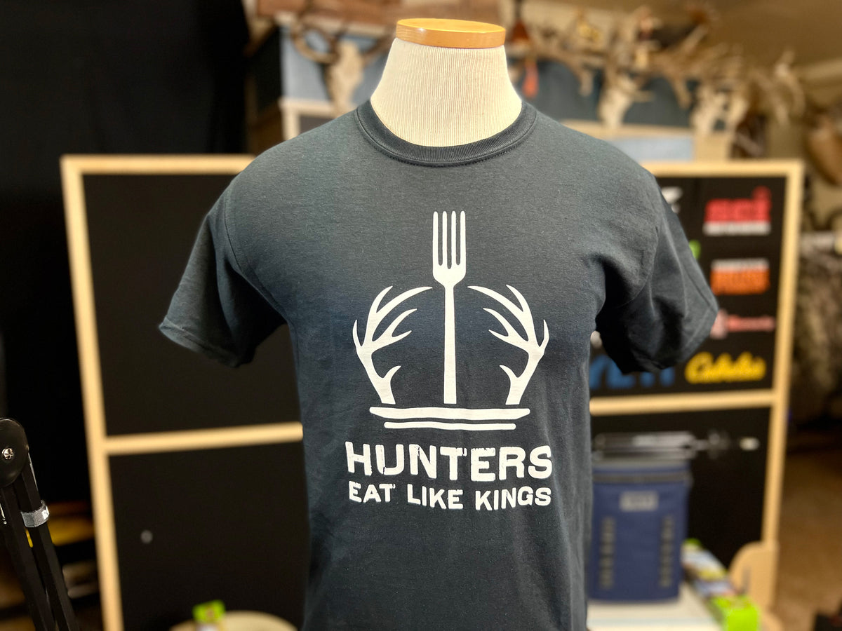 'Hunters Eat Like Kings' T-Shirt – Jim Shockey's Store